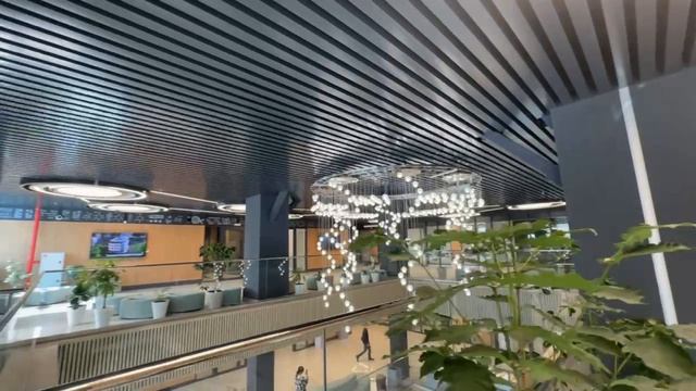 Межвузовский студенческий кампус в Уфе, 2024 г | Реечный потолок, освещение, стены # 5