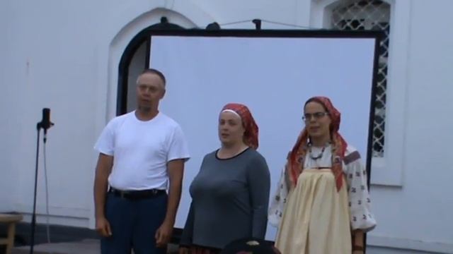 Пение духовного стиха"Да и на Иордани..."