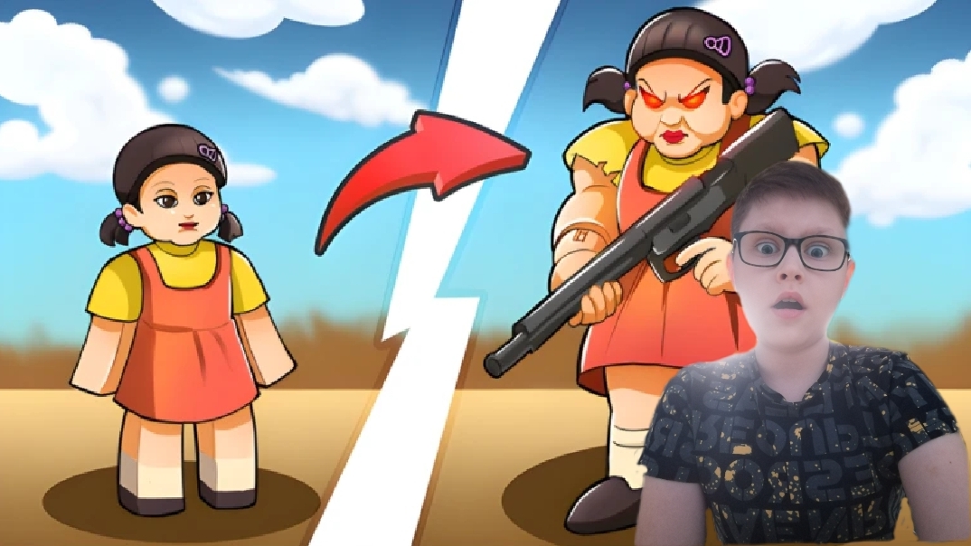 Я прокачал куклу из игры в кальмара #3