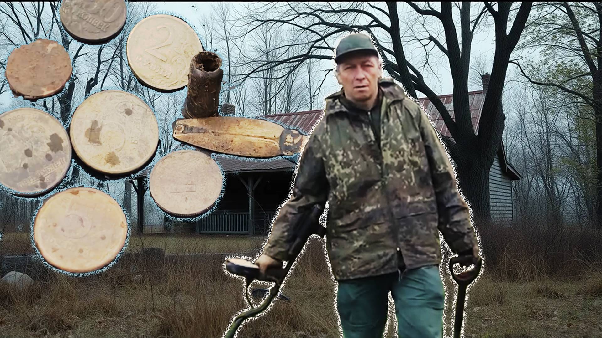 С Металлоискателем к Забытому Старому Хутору на Старой Дороге! Сталкер в поиске на Старой дороге