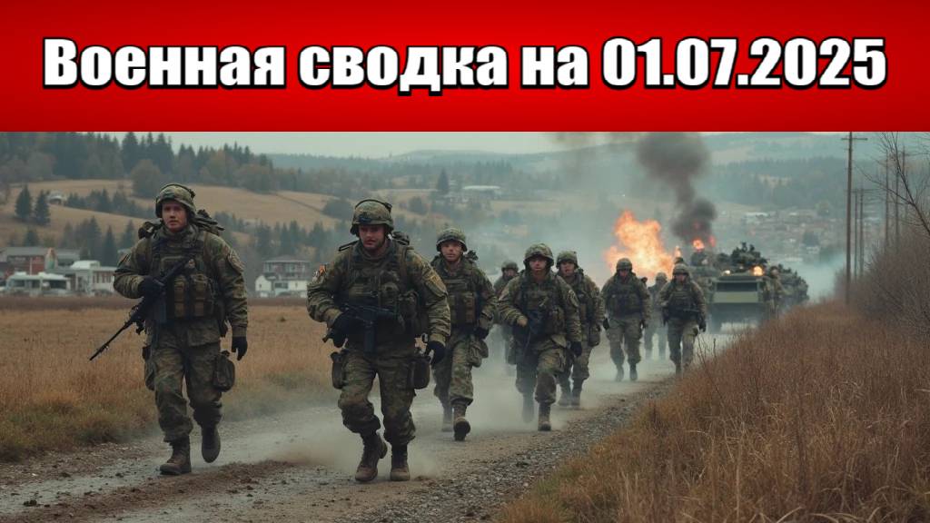 «ВС РФ берут в котёл Днепропетровщину, забирая первые сёла!»: Военная сводка с фронта СВО 01.07.2025