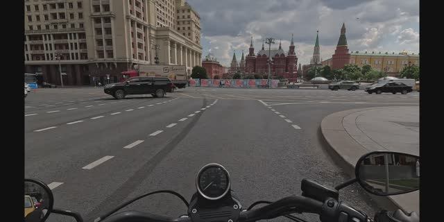 Прохват по Москве на Harley-Davidson Sportster 1200