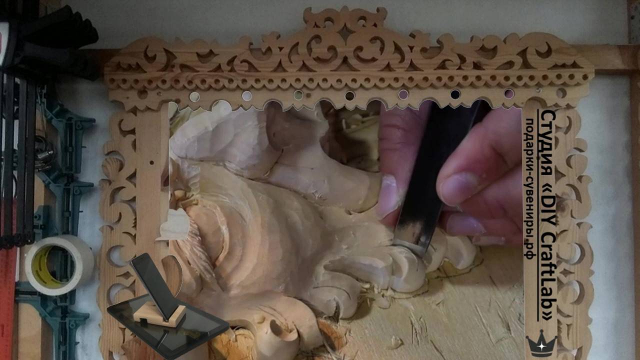 Изготовление резного декора из массива в столярной мастерской / Сувенир-подарок из дерева Хабаровск