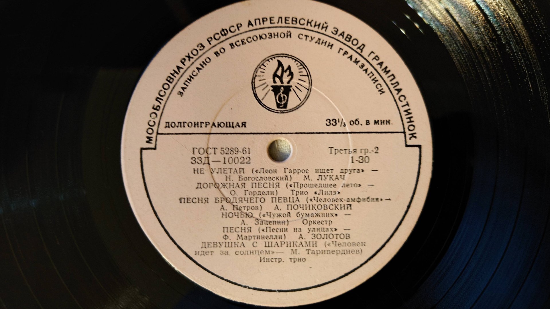 Старая пластинка. Мелодии экрана (9 серия)