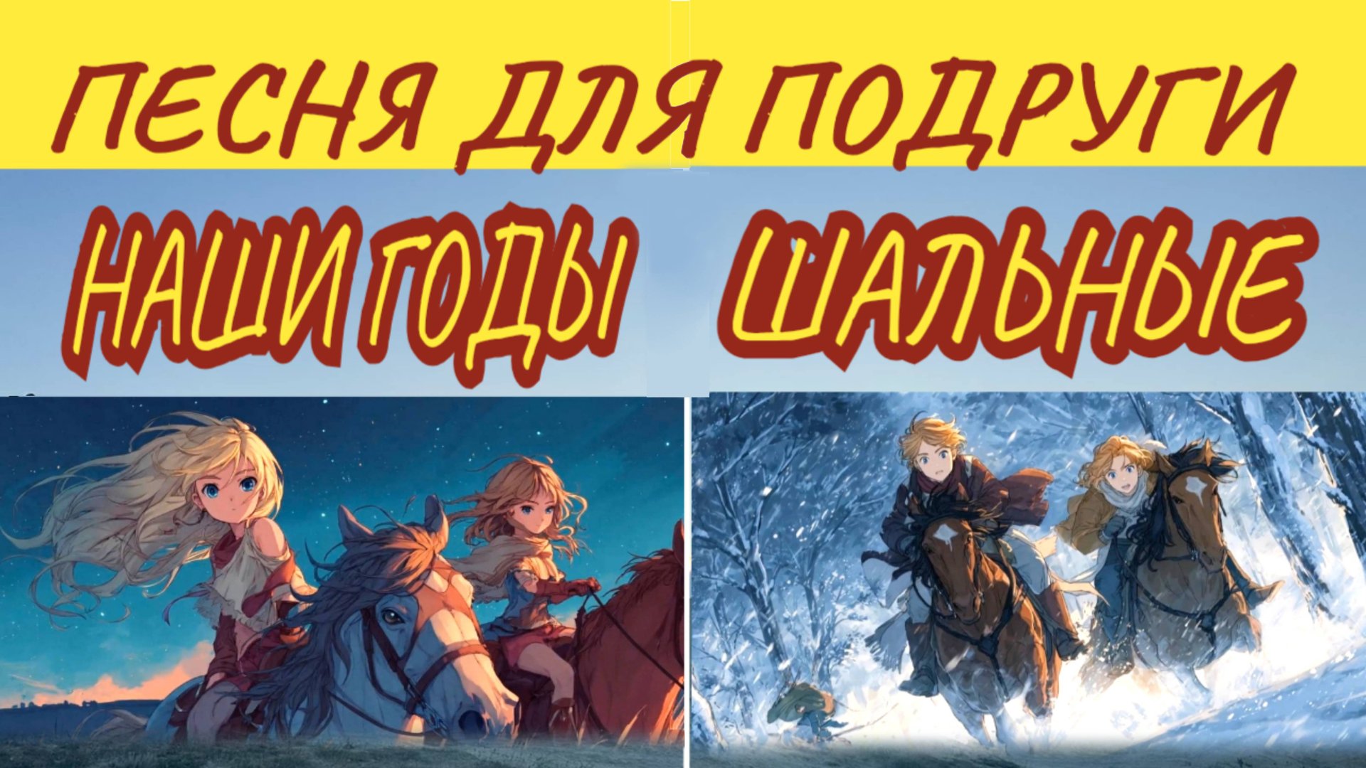 Наши годы шальные /Поздравление с днем рождения подруге