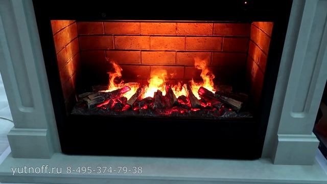 Новый очаг 3D Helios 26 с кирпичной кладкой - видео-обзор