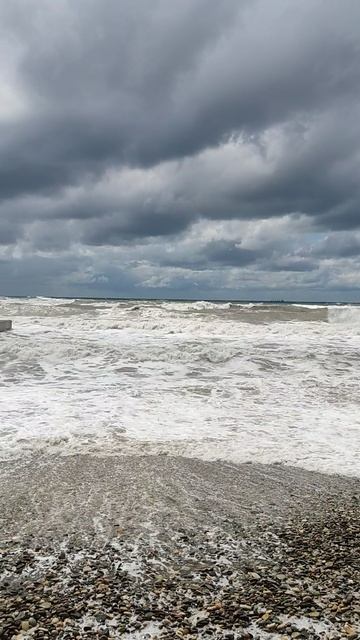 ШТОРМ НА Море Дивноморское июль 2023