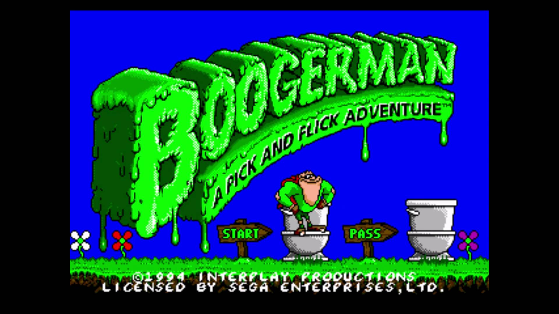 Boogerman: A Pick and Flick Adventures [SMD] GAMEPLAY