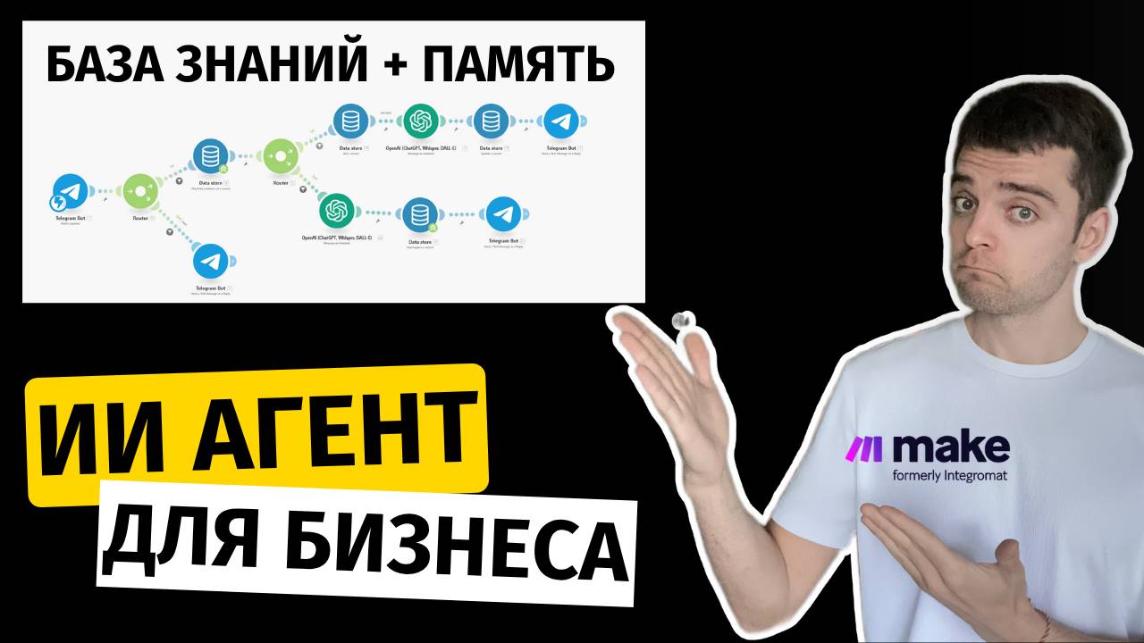 Это нужно ЛЮБОМУ бизнесу! Как создать ИИ ассистента с RAG и ПАМЯТЬЮ