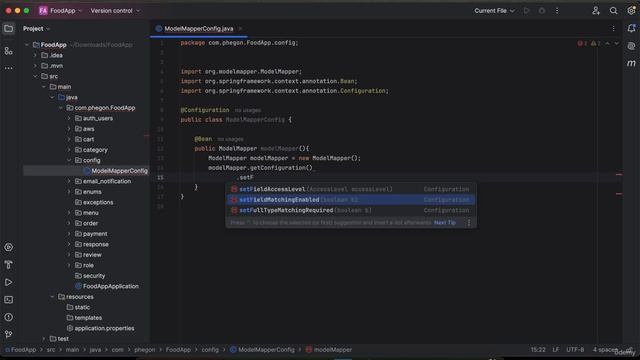 1 -Model Mapper Config