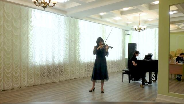 Г. Венявский Концерт №1 fis-moll, 1 часть. Елизавета Мосиенко скрипка, Любовь Басалаева фортепиано