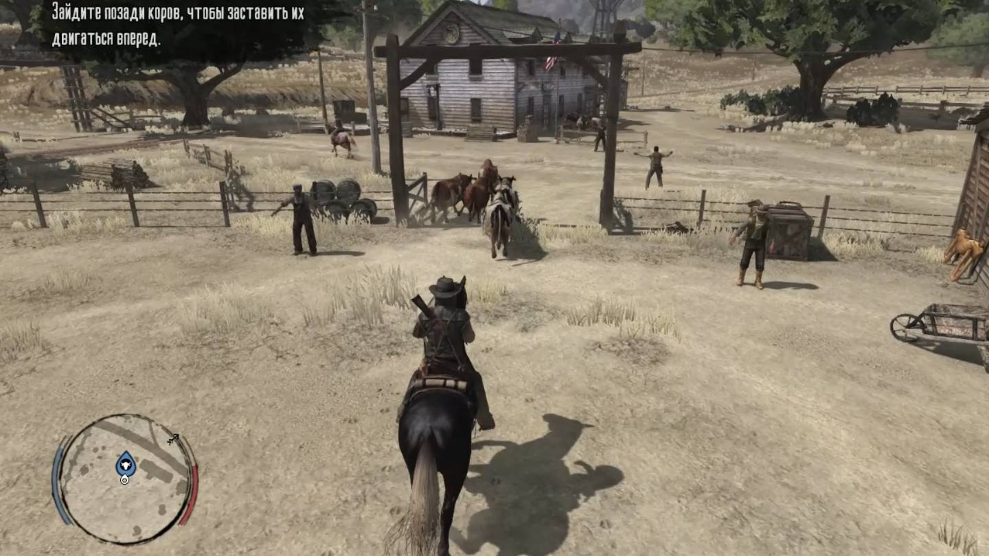 Помогаю с делами на ранчо. Red Dead Redemption #2