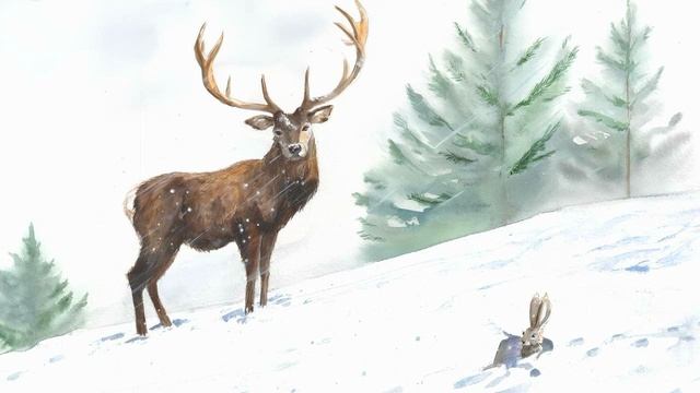 Олень и Заяц | И. А. Крылов