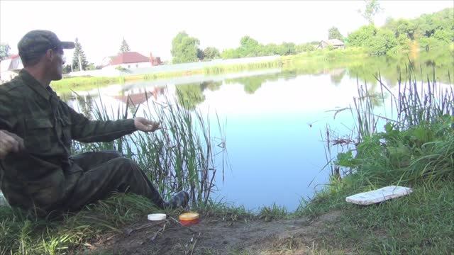 За хорошим карасём на резинку с утра! Рыбалка на  резинку на пруду (2021)