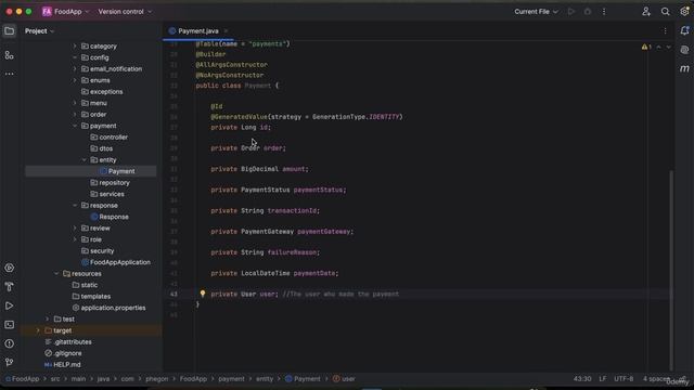8 -Payment Entity, DTO, Repo