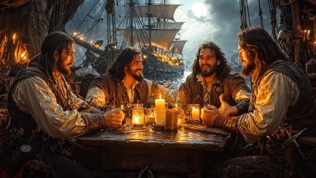 Ром и пираты - Веселые пиратские песни, фоновая пиратская музыка для отдыха