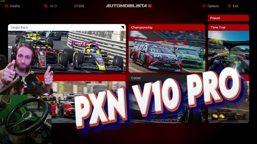 Automobilista 2 Настройки руля PXN V10PRO Ultra НЕ ДЕМО