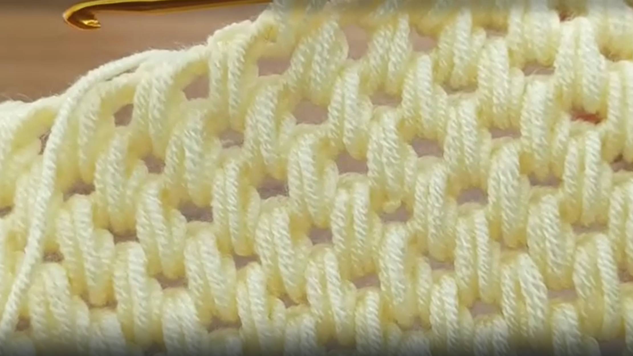 Узор крючком. Урок вязания. Мягкие тунисские детские одеяла