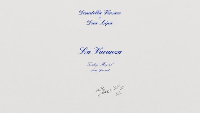 Показ совместной женской коллекции Versace и Dua Lipa 'La Vacanza' 2023