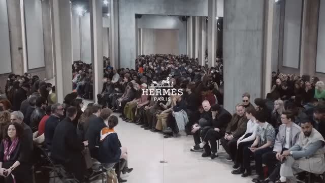 Показ мужской коллекции Hermès осень-зима 2025-2026