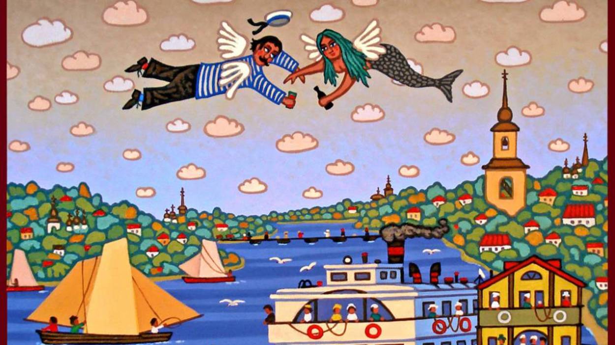 Эх, городок... Художник Валерий Еременко.