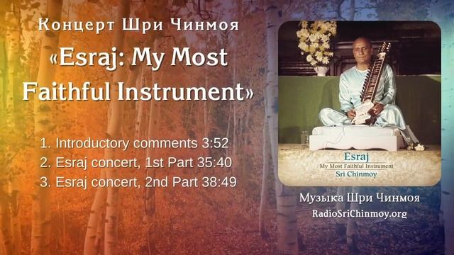 "Эсрадж: мой самый верный инструмент" Концерт Шри Чинмоя