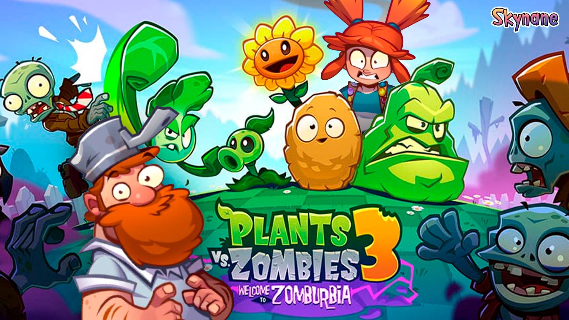 РАСТЕНИЯ ПРОТИВ ЗОМБИ 3 | Plants vs Zombies 3 Welcome to Zomburbia [1]