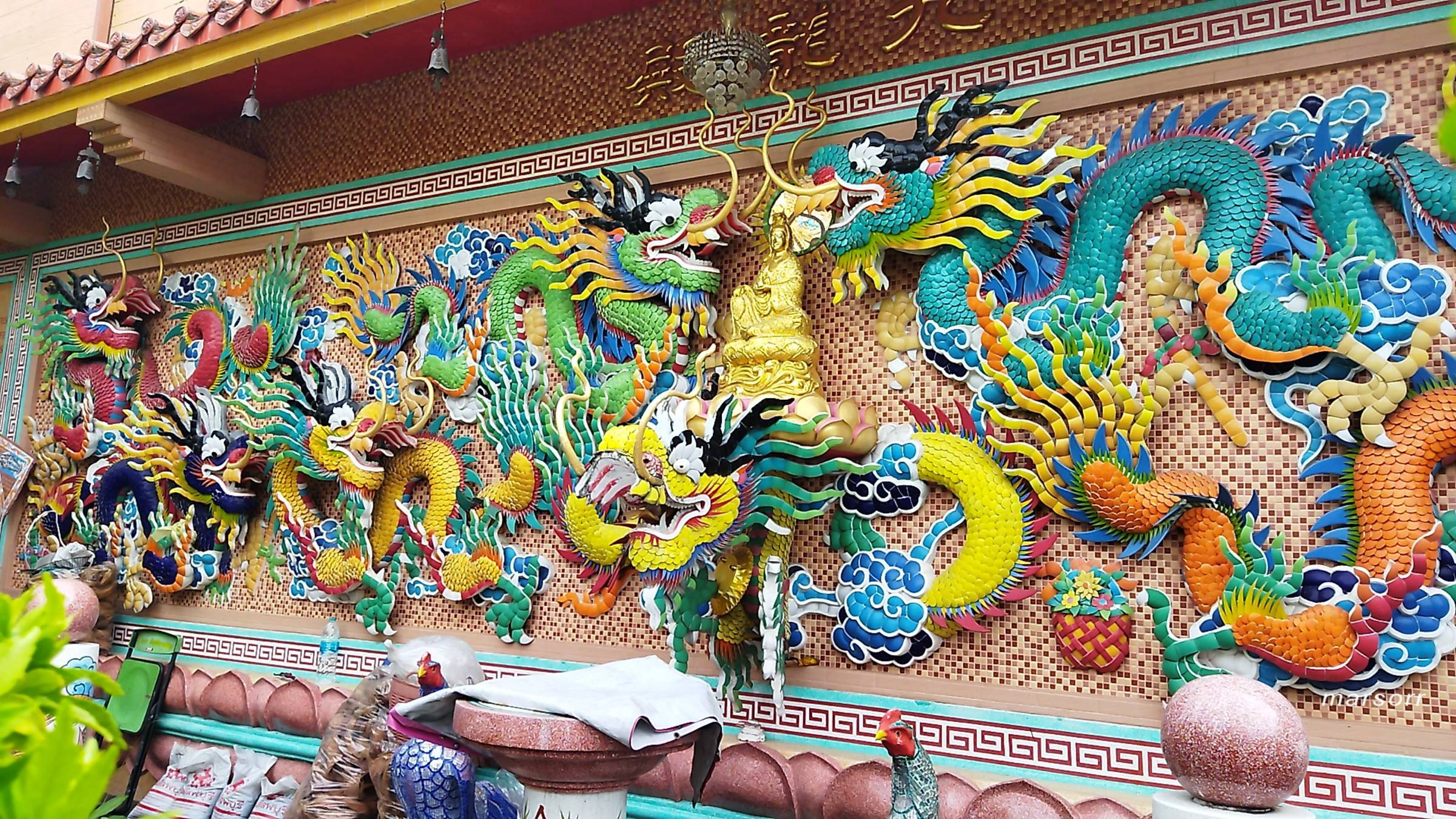 бангкок. храм с дракошиками ч.1 wat u phai rat bamrung วัดอุภัยราชบำรุง กรุงเทพฯ bangkok