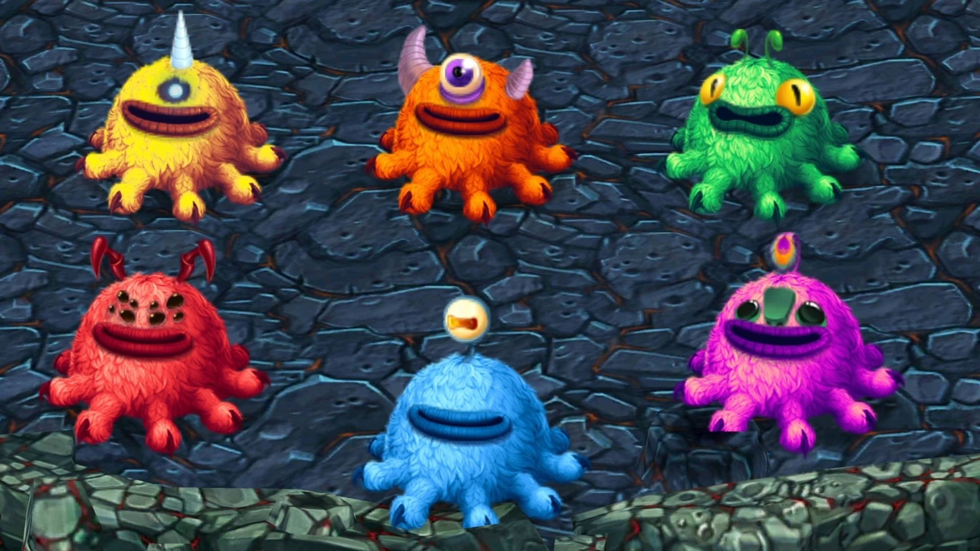 Палезатор / Toe Jammer- все варианты цвета призматиков (My Singing Monsters: Dawn of Fire)