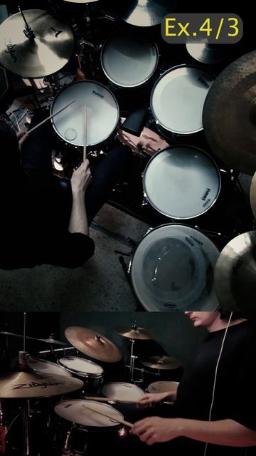 Барабанный курс “Prompted Ghosts”. Пример 4/3.