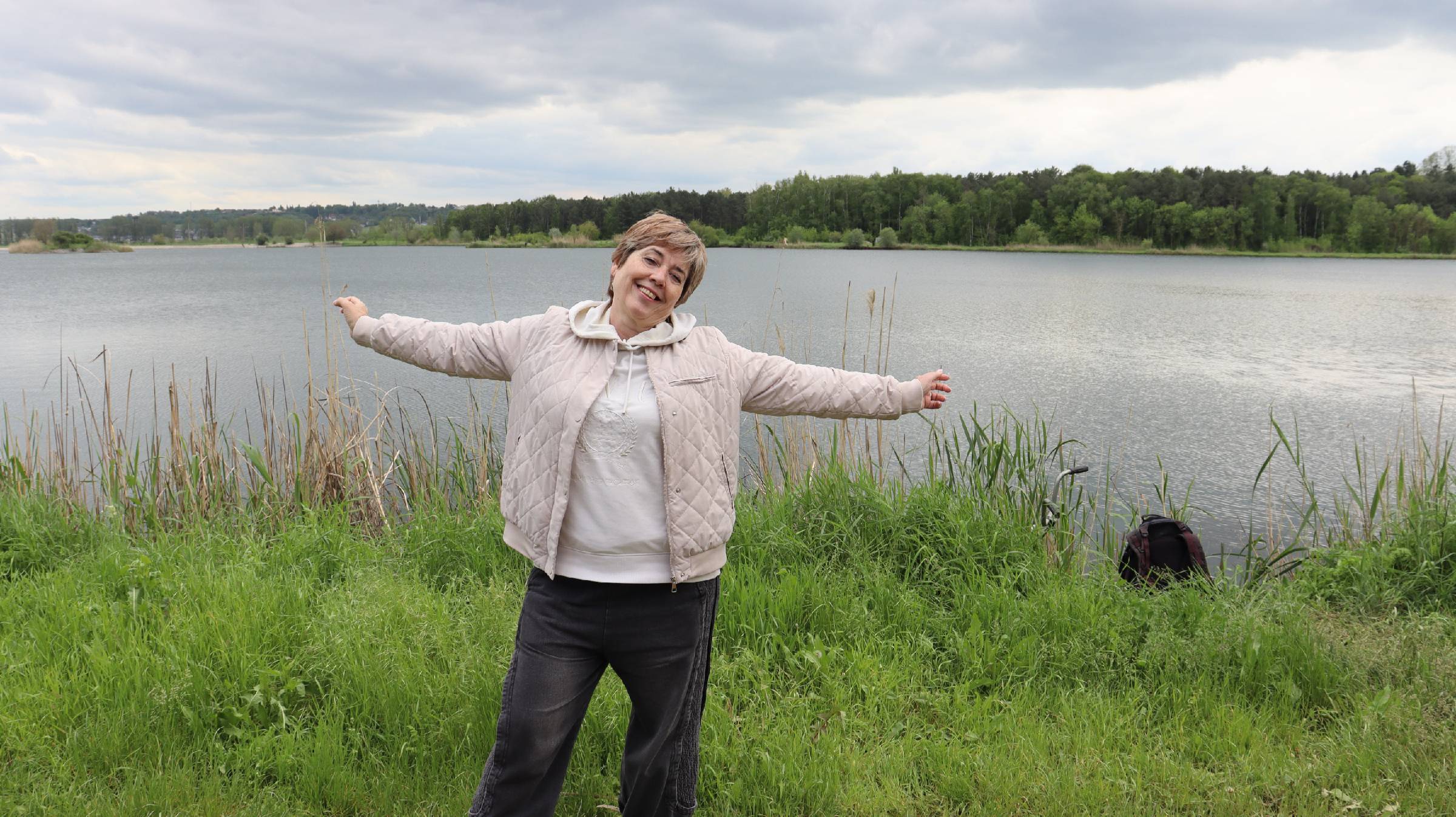 14 мая 2025 года Поселок Иноземцево, озеро Каррас и кофейня Рошке