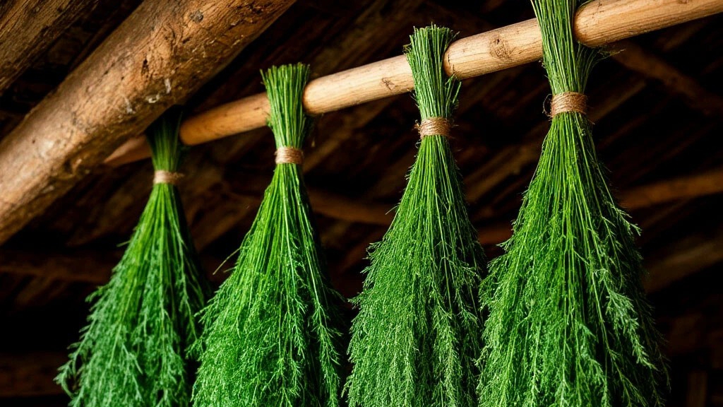 Заготовка крапивы на зиму.