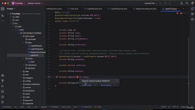 10 -Role Entity, DTO, Repo