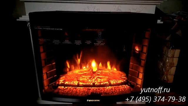 PANORAMIC 33 LED FX New Design - краткий обзор элетрокамина