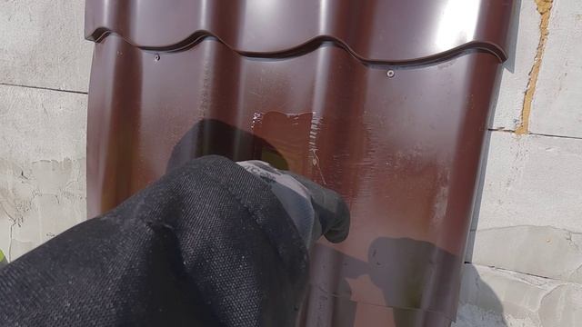 Зимний ремонт металлической крыши Elastomeric 912