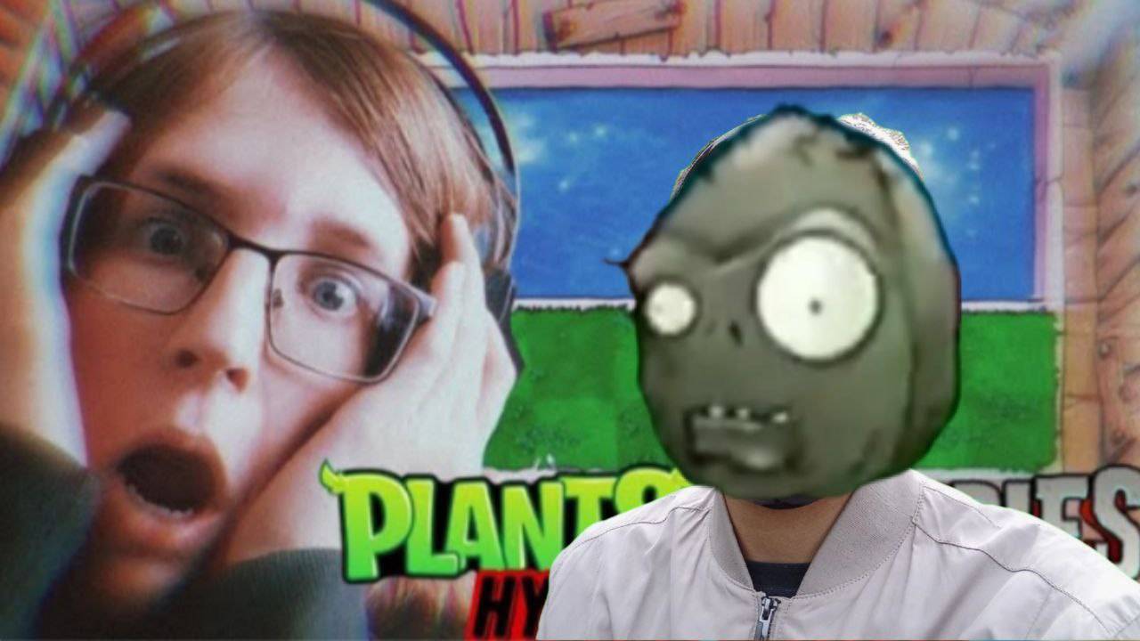 Новая локация гибрида - Plants vs Zombies (Гибрид мод). Реакция на Vovan Kartofan.