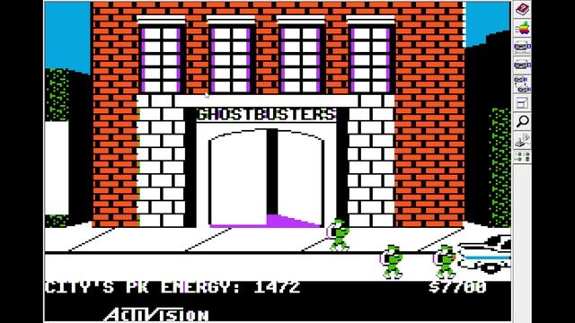 👻 Ghostbusters (1984) — Прохождение на Apple II