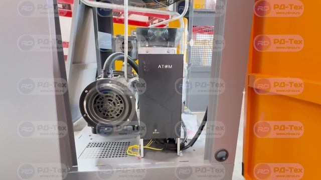 Компрессор винтовой ATOM A-22-08: 3200 л/мин, 8 бар, 22 кВт, частотник, двигатель на пост. магнитах