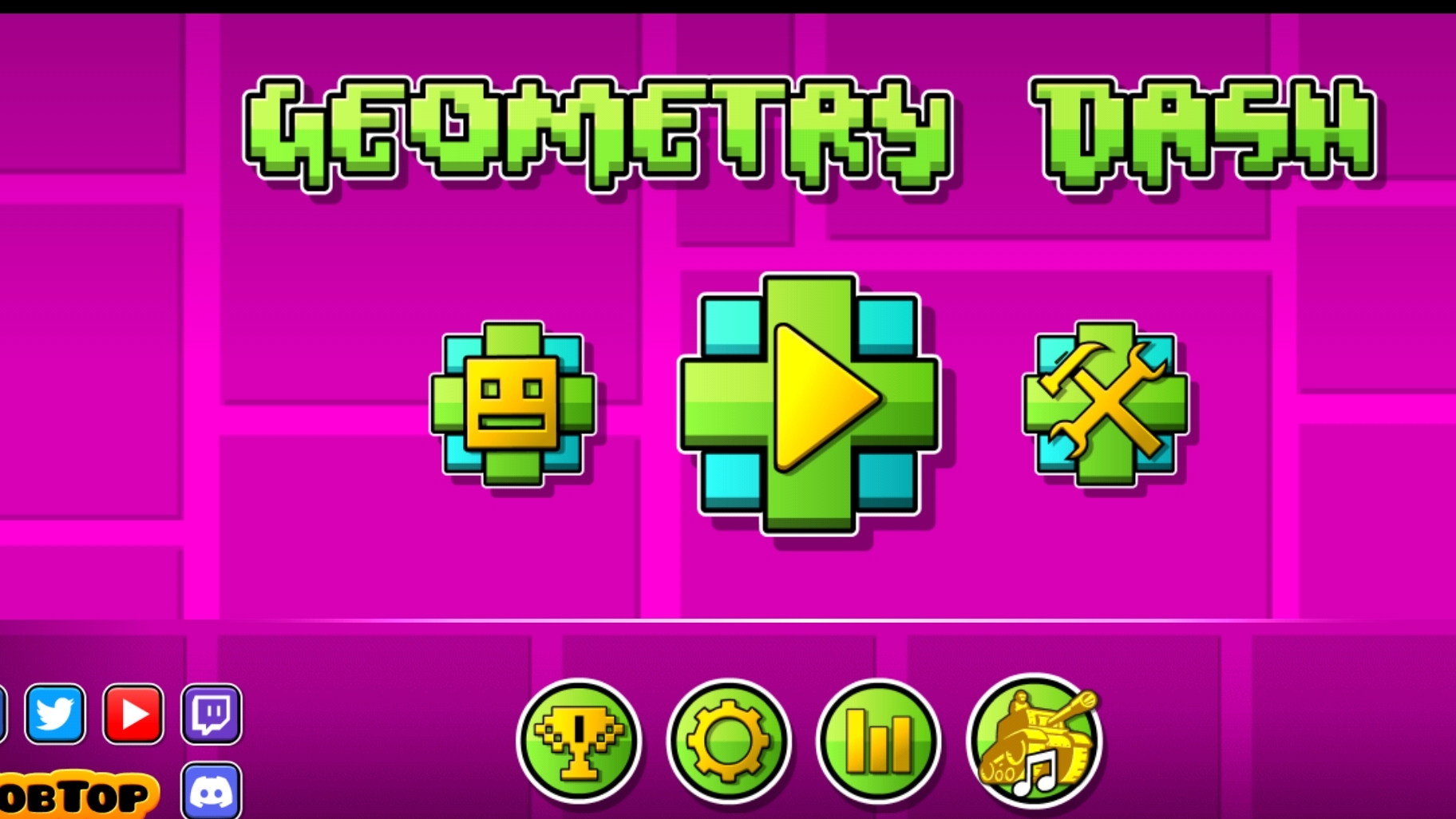 Играю в geometry dash.
