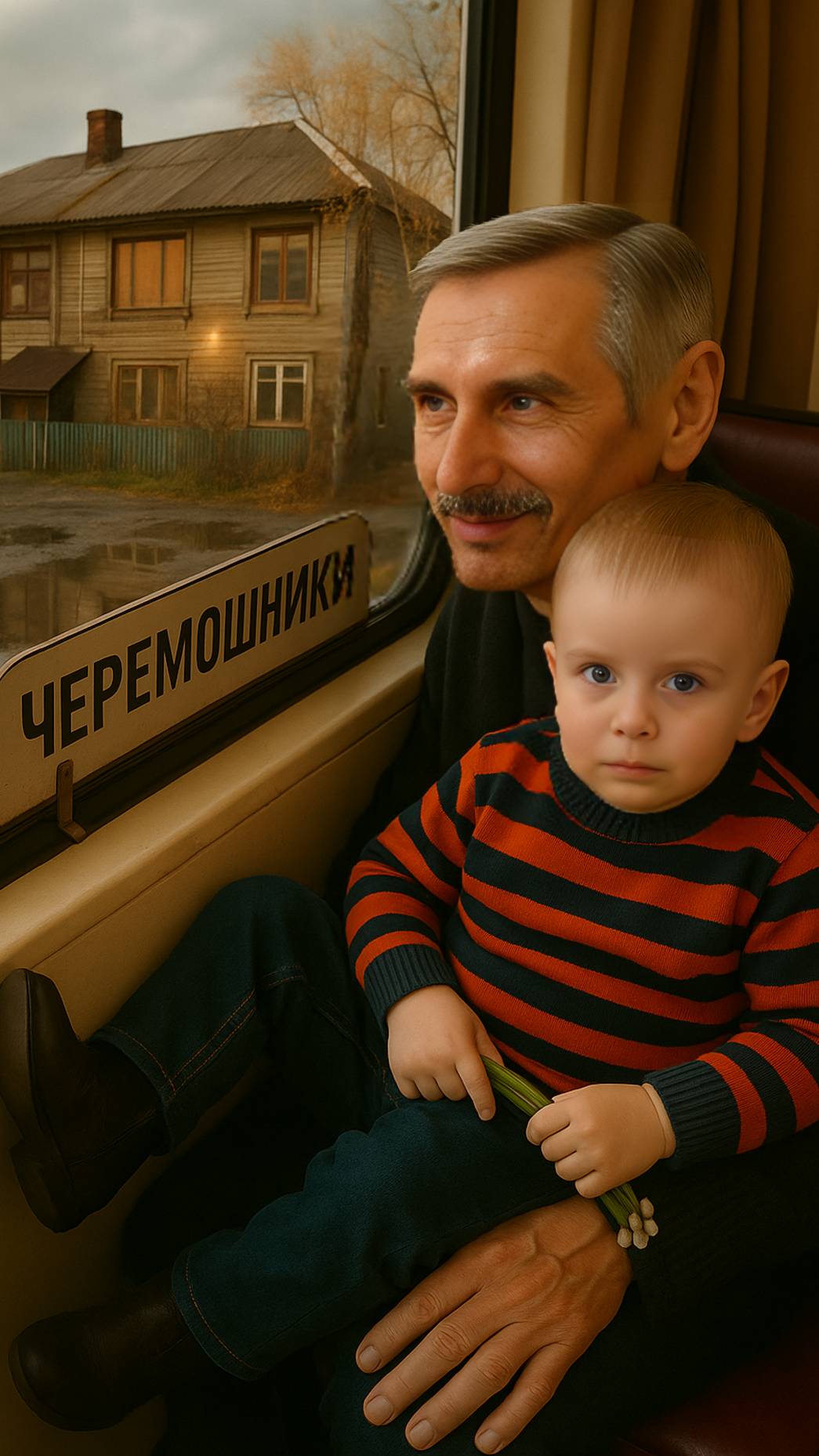 Еду в Томске в трамвае некрашеном