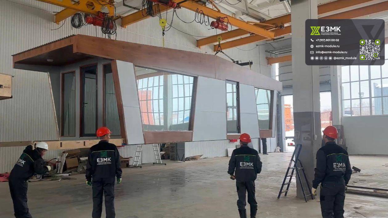 Беспрецедентная жесткость каркаса модульного дома Ермолаевского Завода