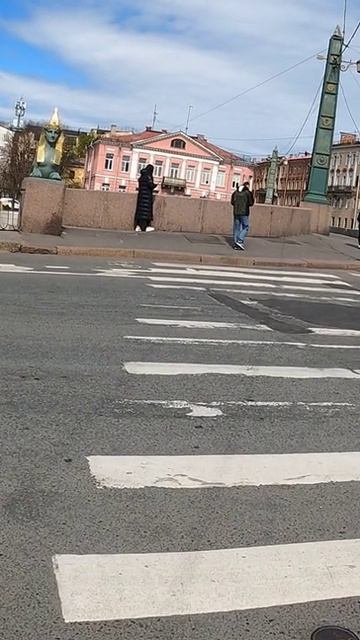 Чуть не попали под колёса у Фонтанки! 😱🚗💥 #Фонтанка #СПБ  #shorts   #адреналин #улицыПитера