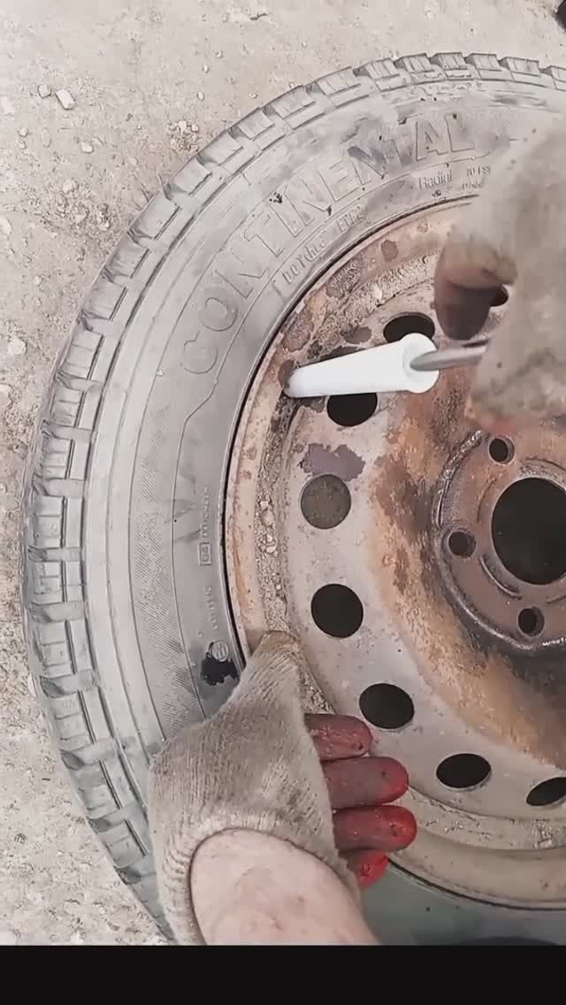 Замена вентиля без съема. Первая проба