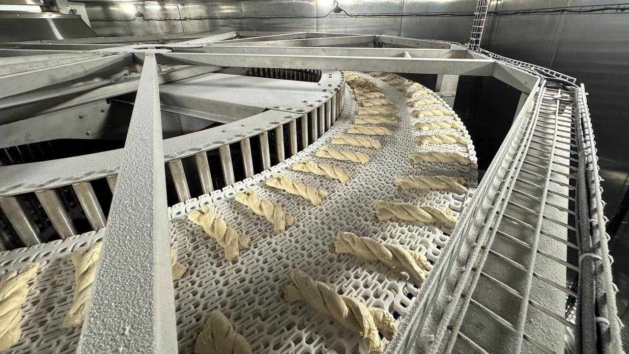 Спиральные фризеры для изделий с тестом Фило