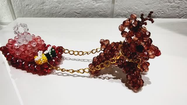 Мастер-класс Новогодние Сани из Бусин