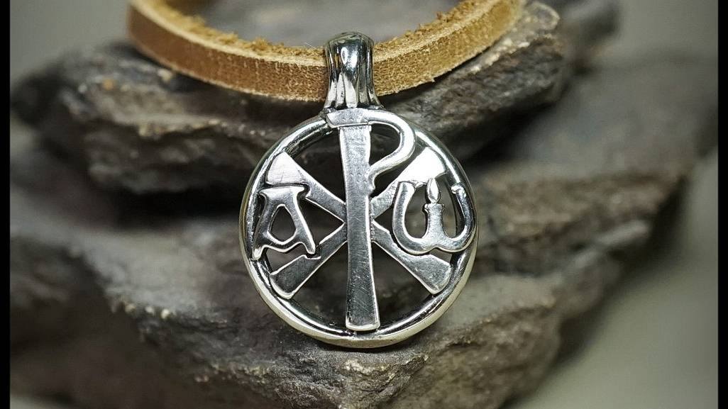 кулон "Хризма" латунь , бронза или мельхиор