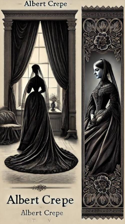 Мрачные истории текстиля: "Траурный креп"