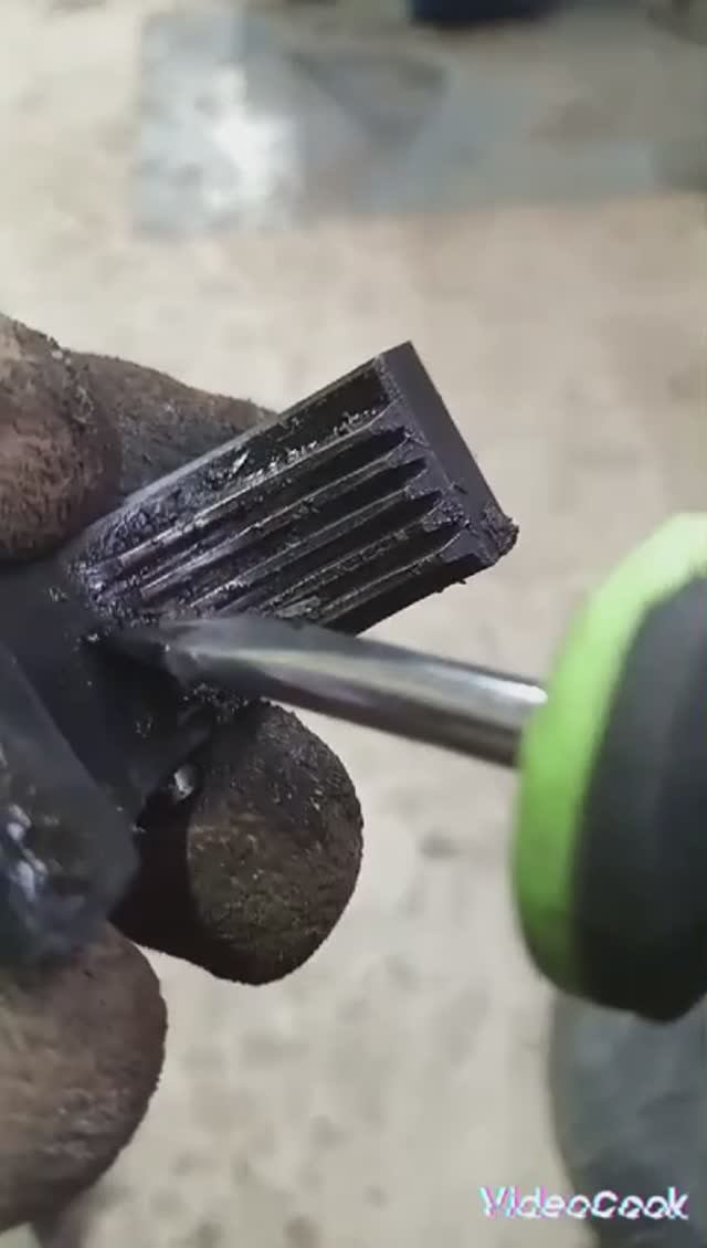 Чистка быстрозажимной гайки балансировочного станка