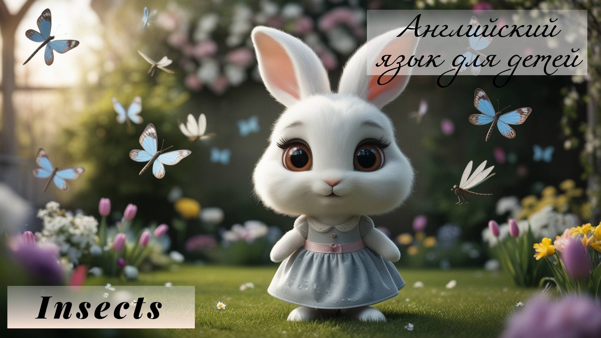 Урок английского языка для детей: Насекомые! Insects🐞