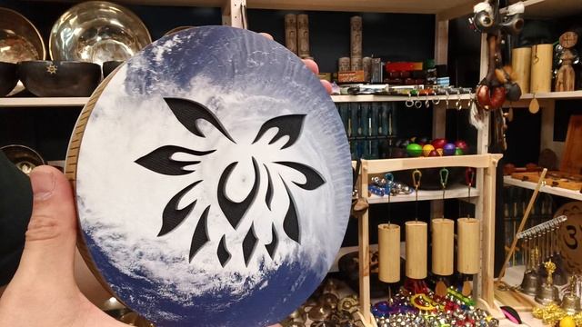 Шум ручья Лотос 185 мм / Sound of the stream /  Rainstick / Посох дождя / shamanic.moscow